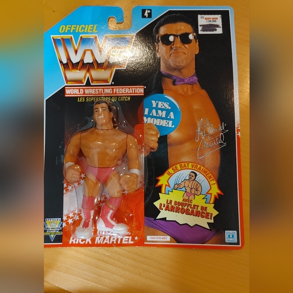 WWE | Toys | 993 Hasbro Wwf Carded Action Figure The Model Rick Martel ...